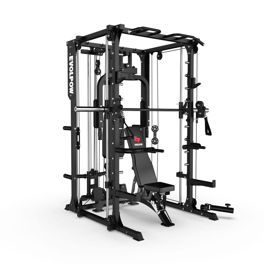 EVOLPOW M2A Brute All-in-One Smith Machine Home Gym – Evolpow Fitness