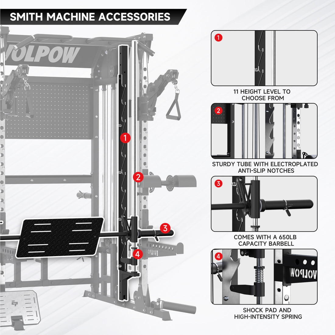 EVOLPOW M2B Pro Brute All-In-One Smith Machine Home Gym – Evolpow Fitness