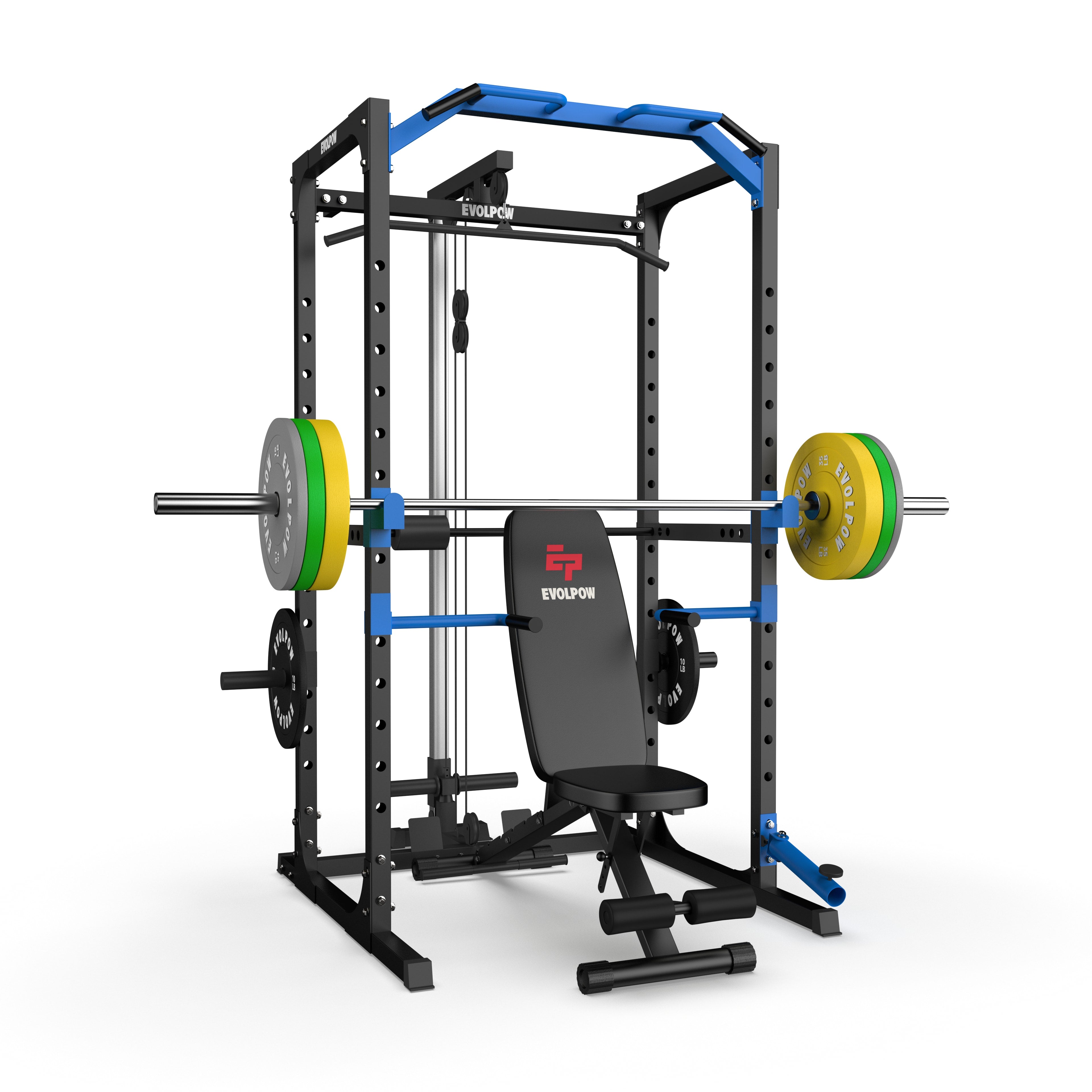 EVOLPOW P2A Brute All-in-One Power Rack Home Gym Package – Evolpow Fitness