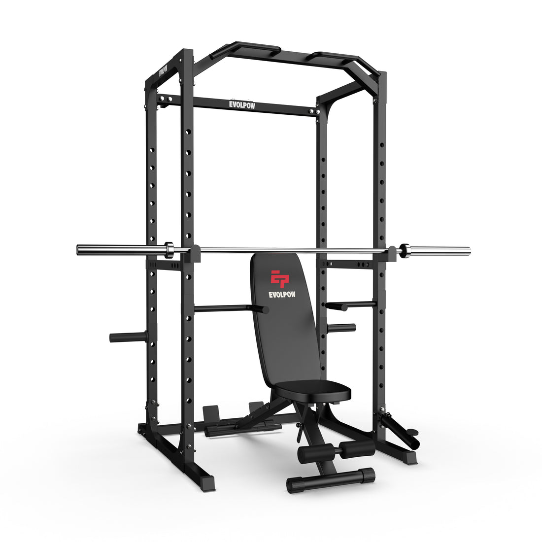 EVOLPOW P2A Brute All-in-One Power Rack Home Gym - For Beginner ...