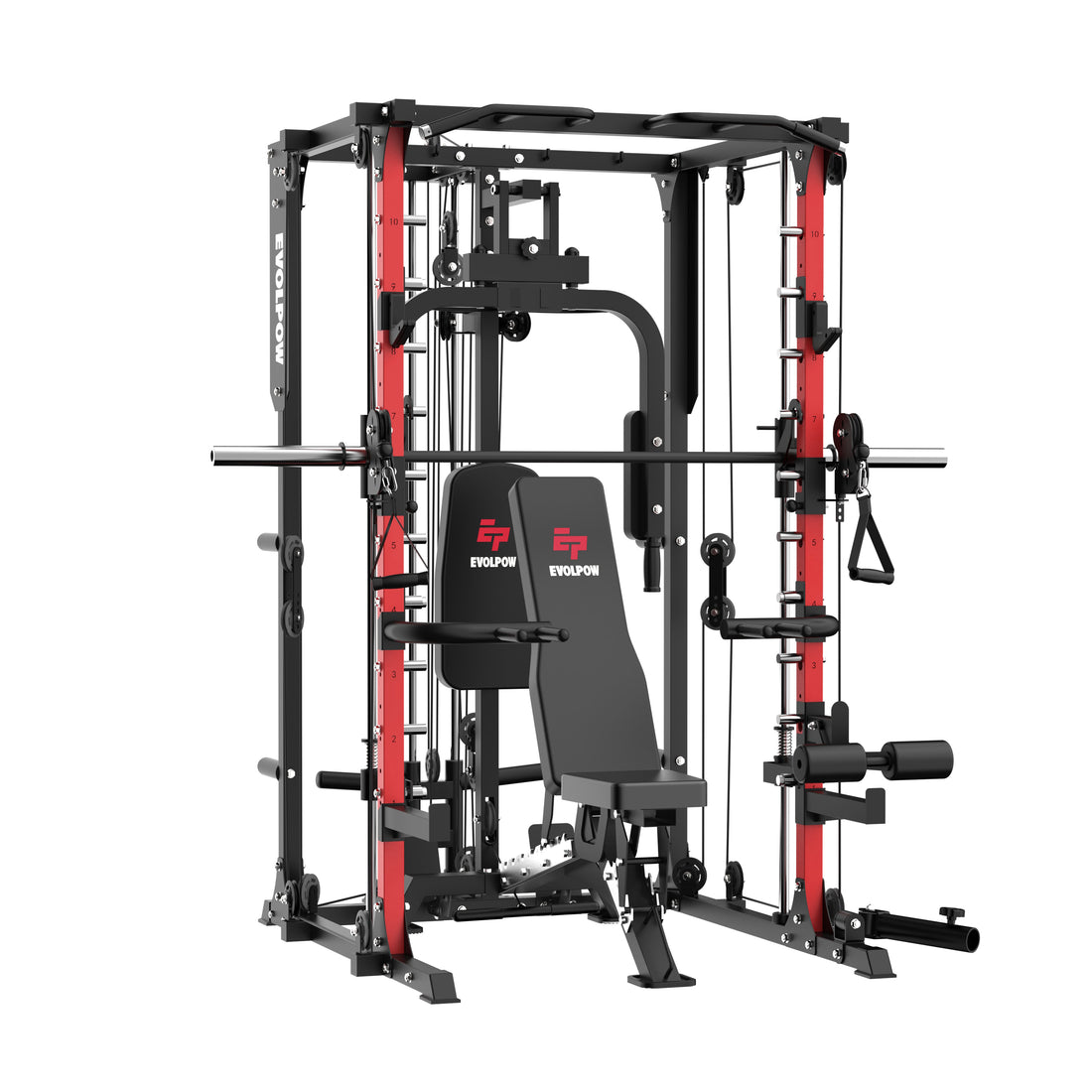 EVOLPOW M2A Brute All-in-One Smith Machine Home Gym – Evolpow Fitness