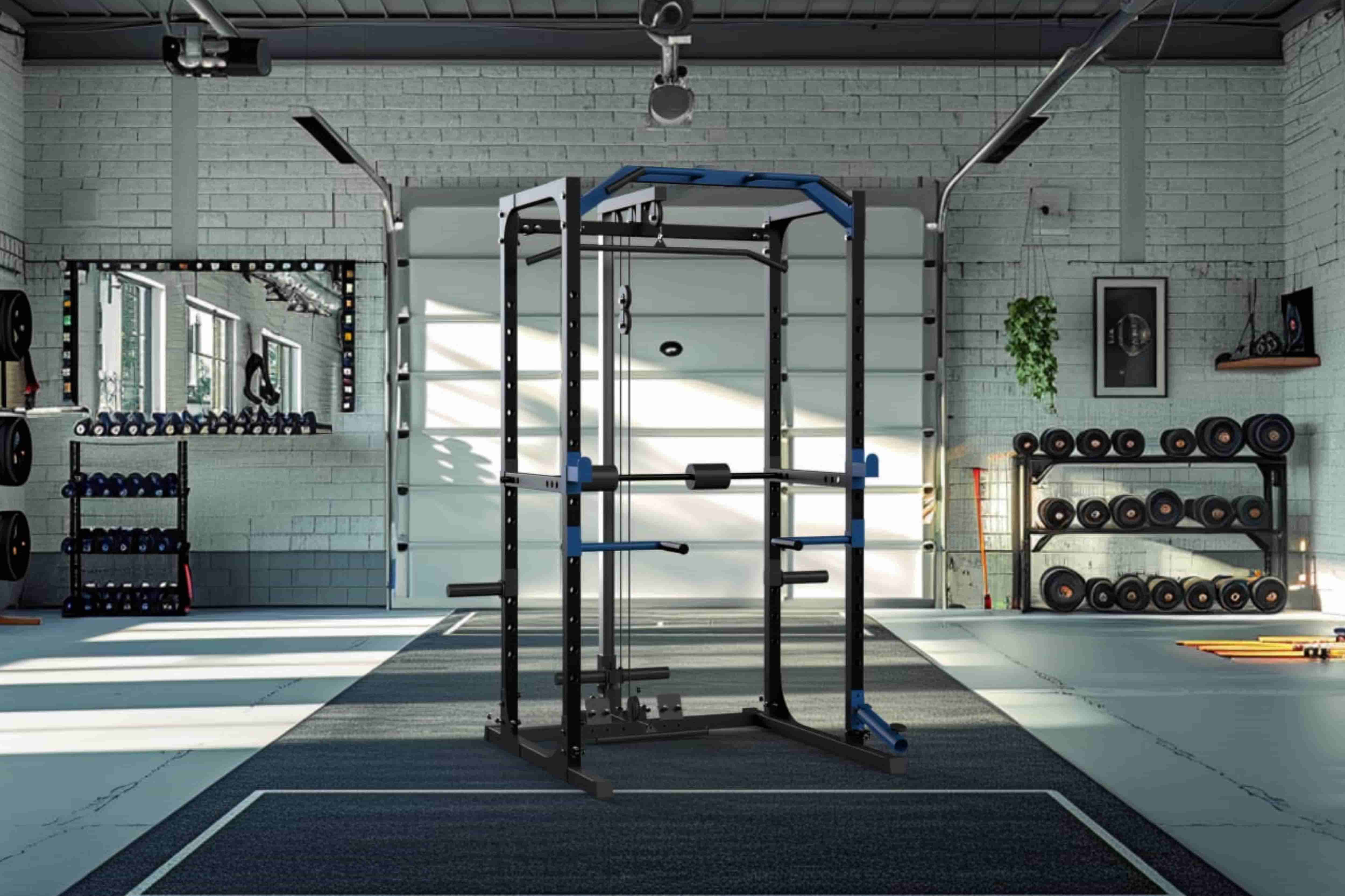 EVOLPOW P2A Brute All-in-One Power Rack Home Gym - For Beginner ...