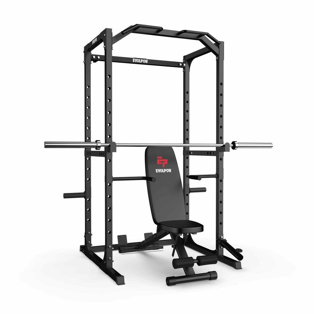 EVOLPOW P2A Brute All-in-One Power Rack Home Gym - For Beginner ...
