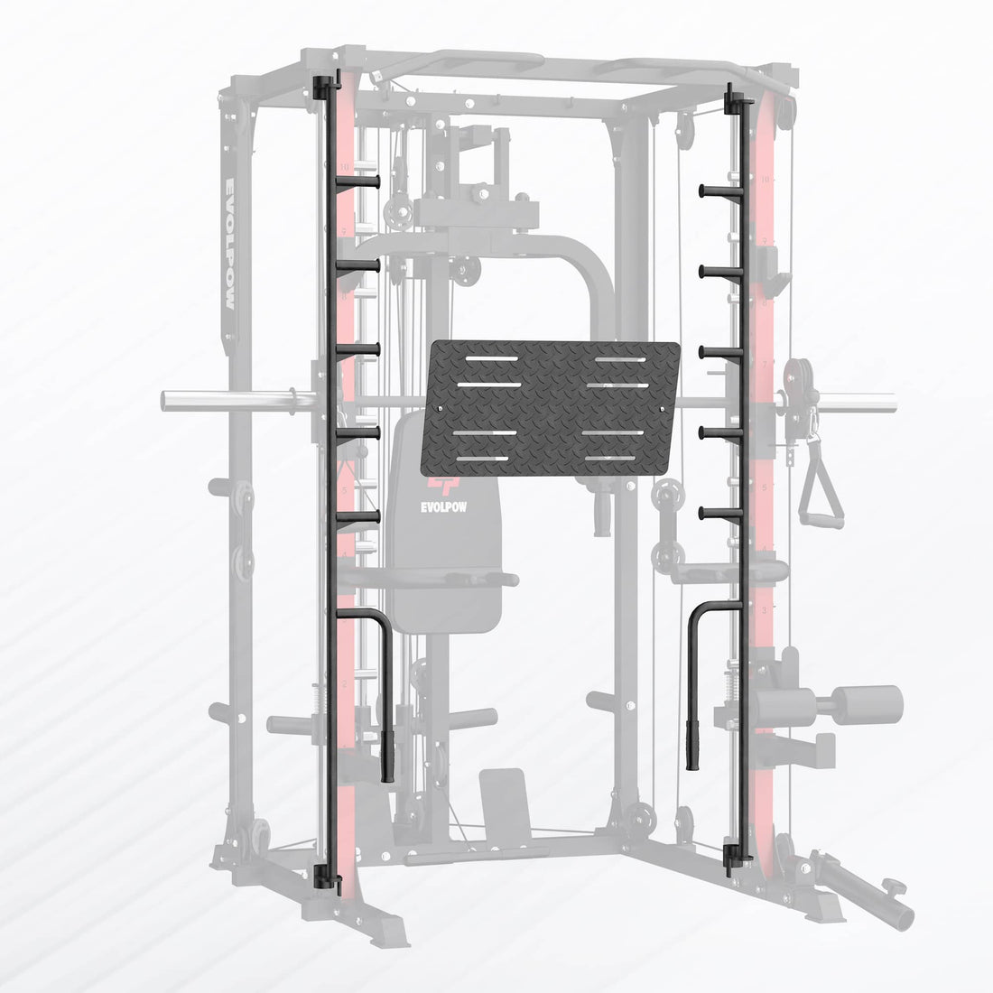 EVOLPOW Leg Press and Safety Handles Attachment for Smith Machine ...