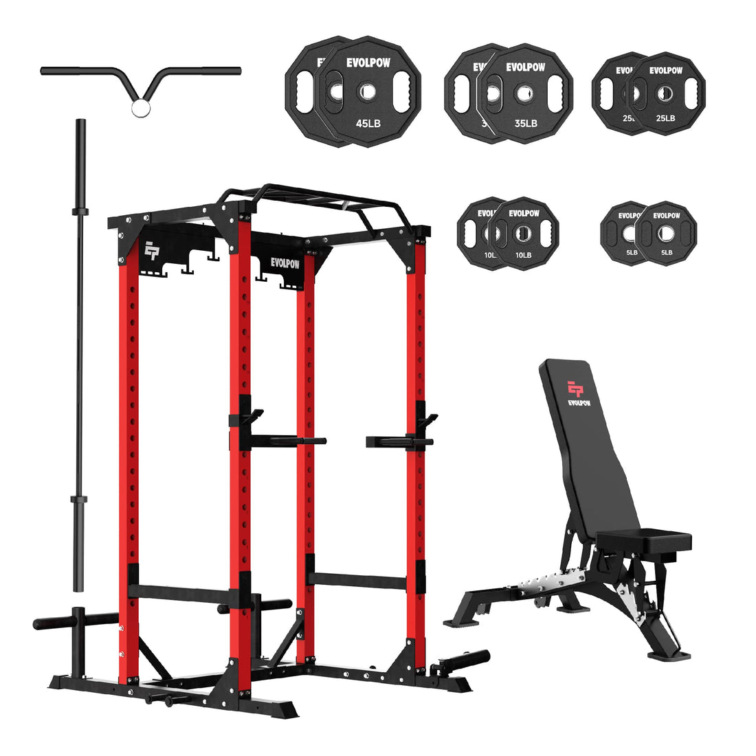 EVOLPOW P3B Tank All-in-One Power Rack Home Gym – Evolpow Fitness
